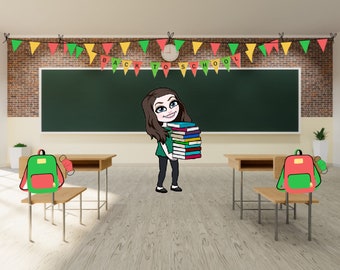 Virtual Lab Background for Remote Learning | Etsy