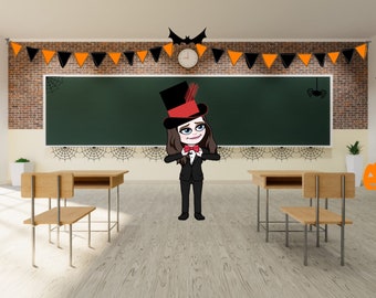 Halloween Digital Stickers for Virtual and Remote Learning - Etsy