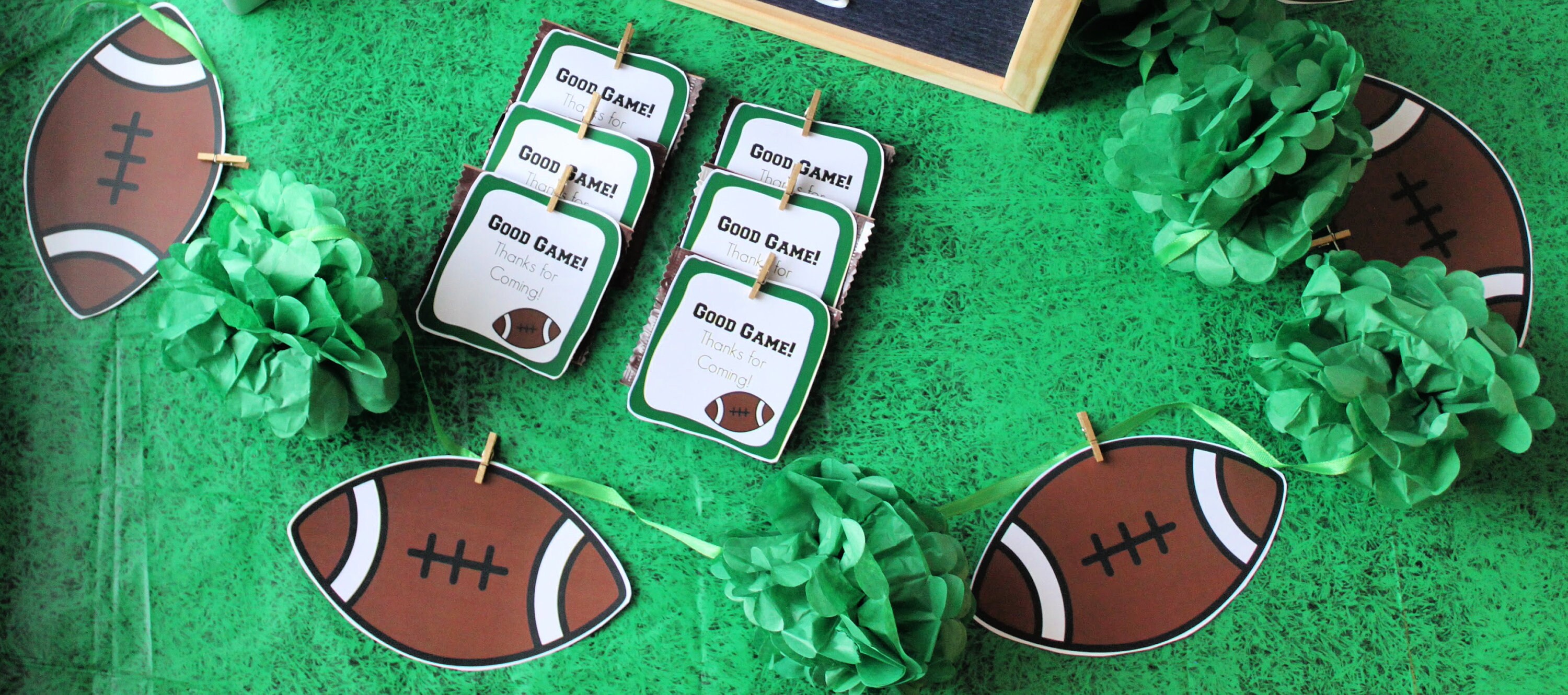 Football Printable Party Pack - Etsy