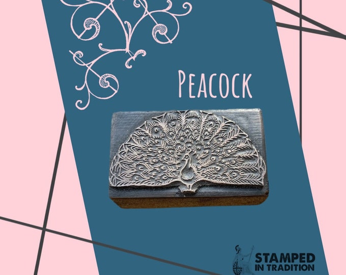 Rubber Stamp Peacock Bird Zentangle Stamping Supplies - Etsy