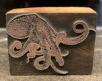 Octopus Stamp - Etsy