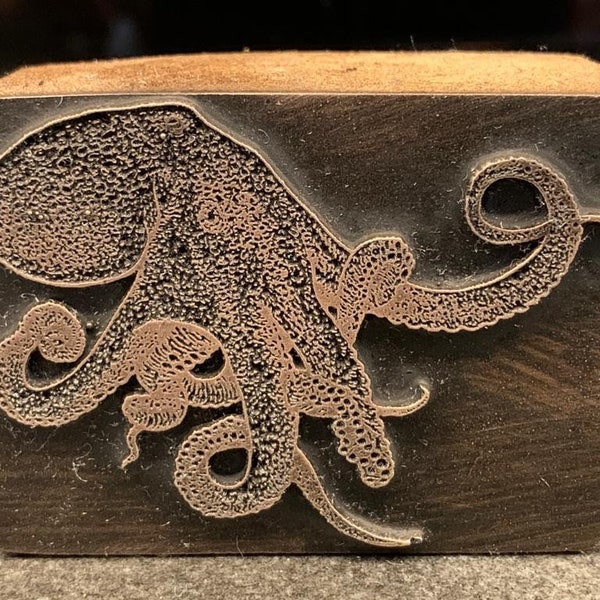Octopus Stamp - Etsy