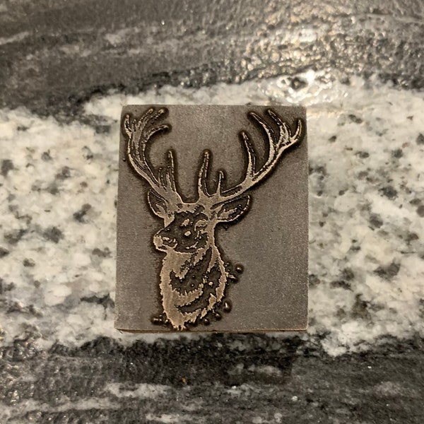 Deer Head Stamp - Etsy