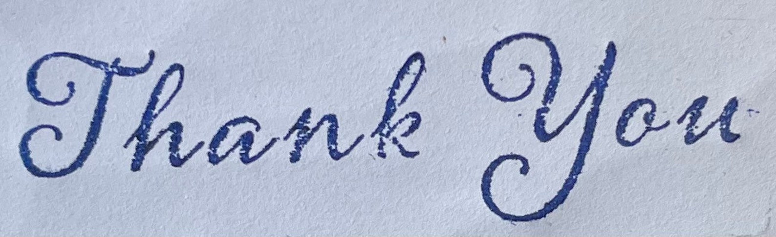 Fancy Calligraphy Style thank You - Etsy India