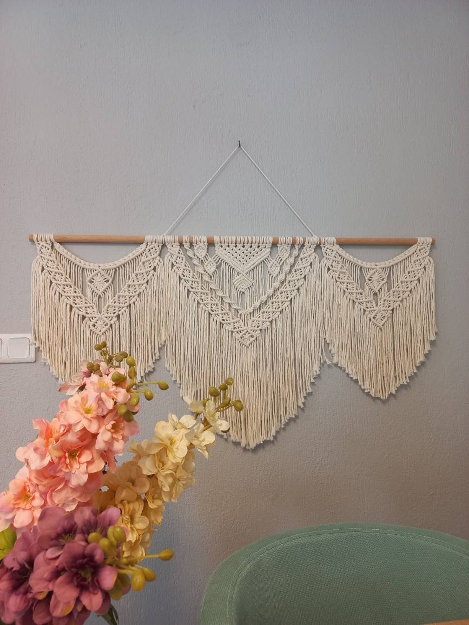 Suzan Large Macrame Wall Hanging Oversize Macrame Wall Art - Etsy