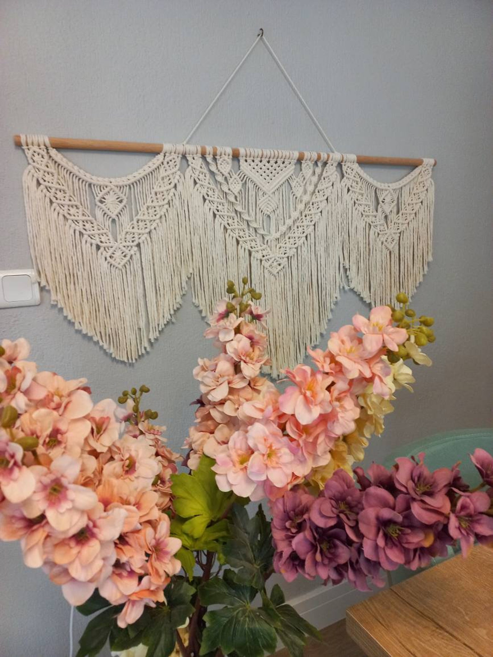 Suzan Large Macrame Wall Hanging Oversize Macrame Wall Art - Etsy