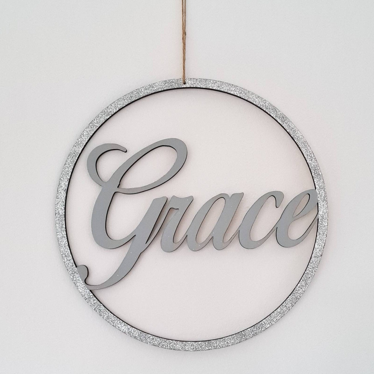 The Name Grace In Glitter