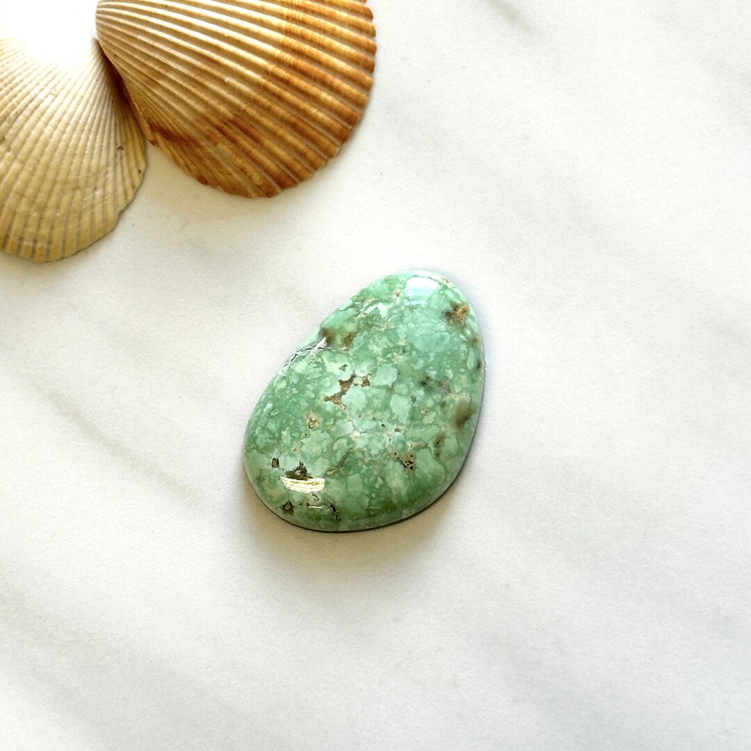 Large Mint Green Freeform Broken Arrow Variscite - Etsy