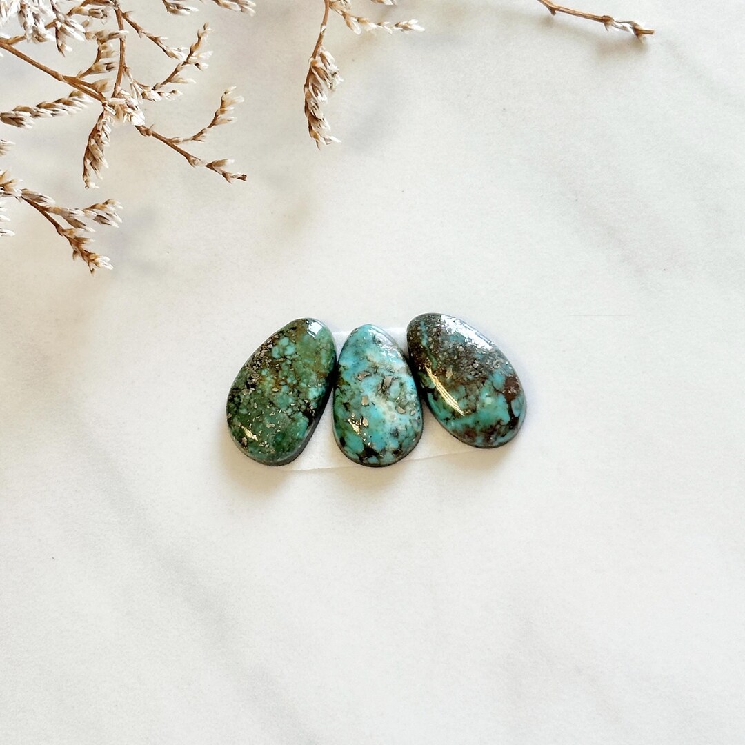 Small Sea Green Freeform Mixed Turquoise, Set of 3 - Etsy