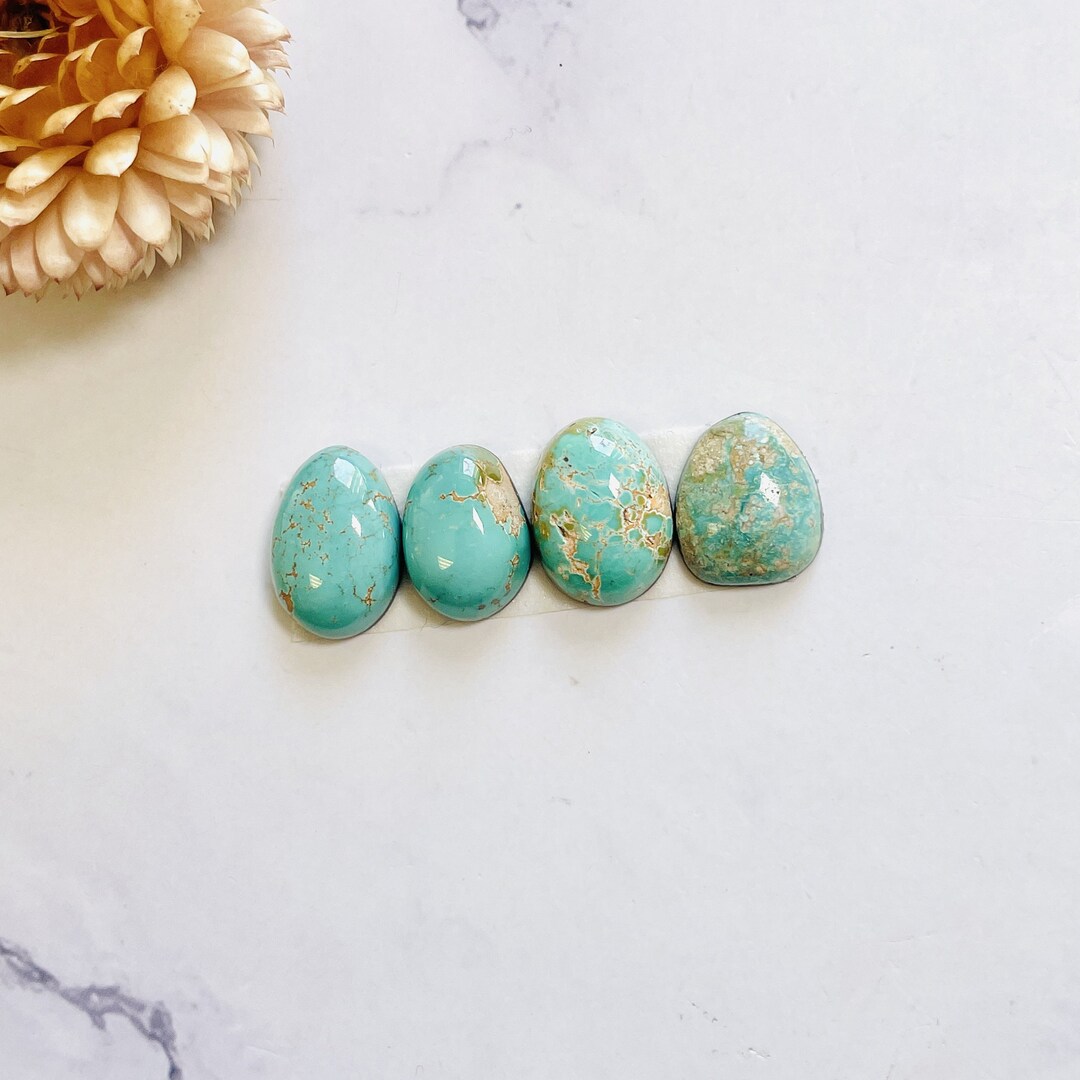 Small Mint Green Freeform Carico Lake Turquoise, Set of 4 - Etsy