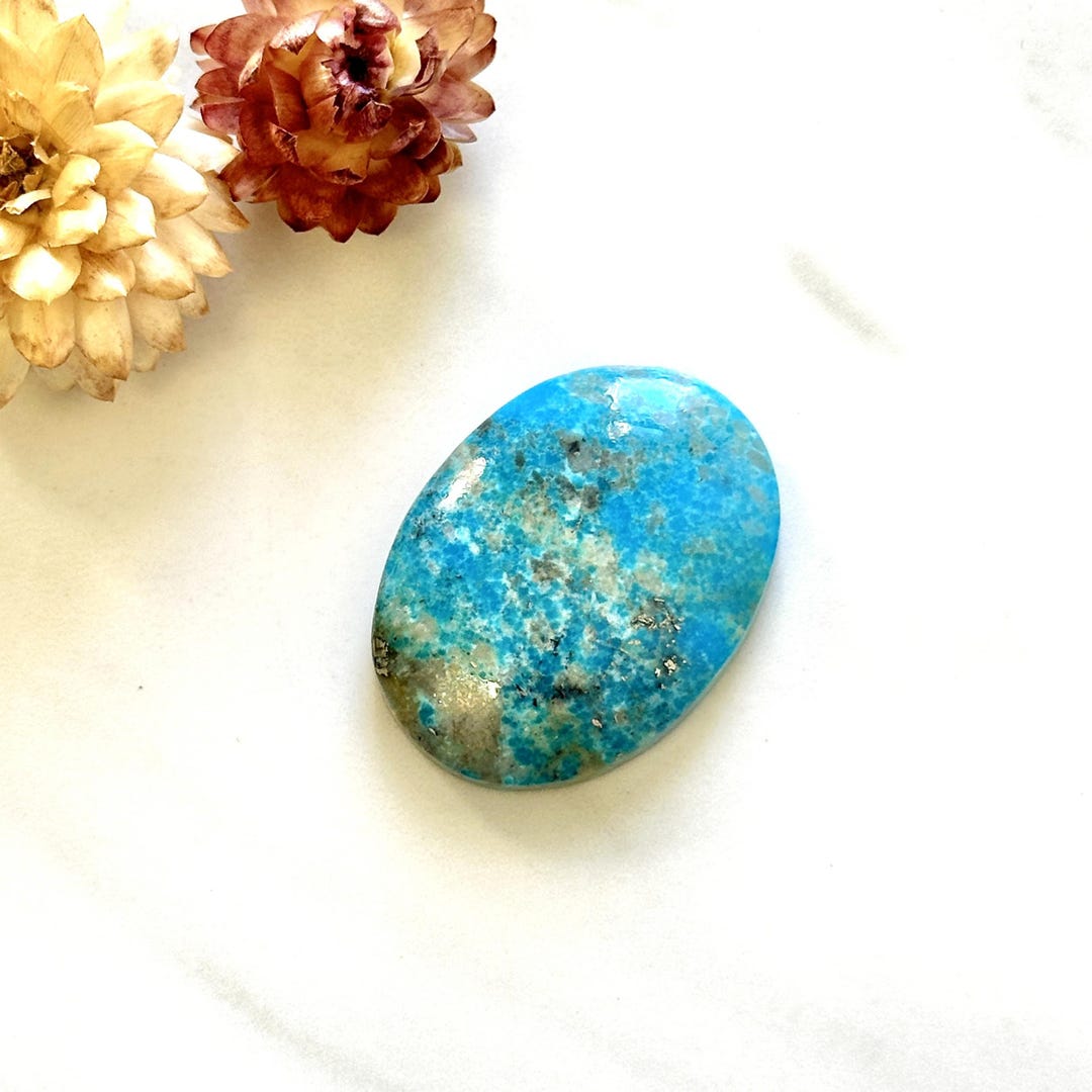 Large Sky Blue Oval Ithaca Peak Turquoise - Etsy