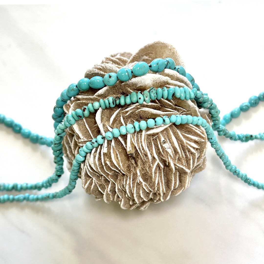 Faint Blue Prince Egyptian Turquoise Smooth Nugget Beads - Etsy