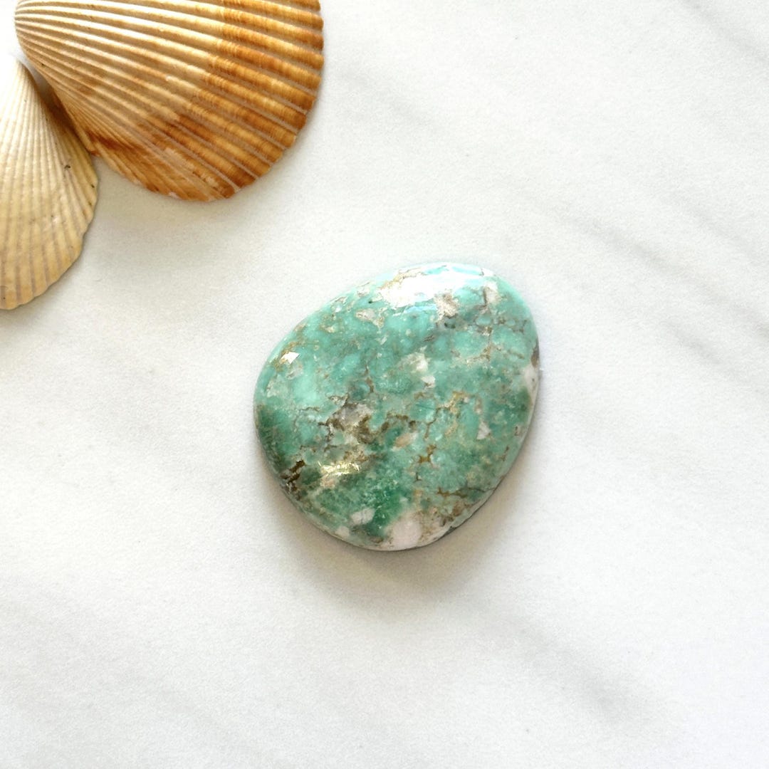 Large Mint Green Freeform Broken Arrow Variscite - Etsy
