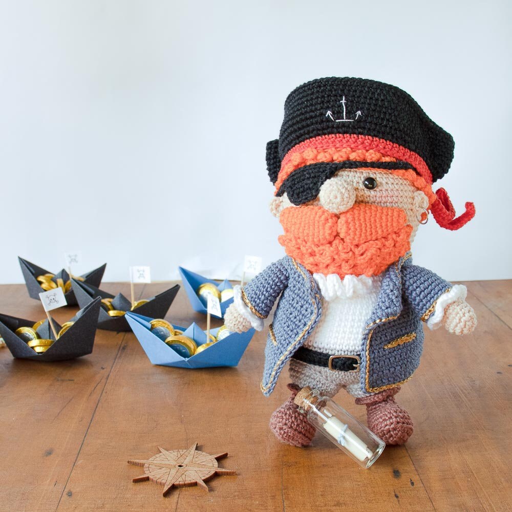 Crochet Pattern Pirate (english)/ Pdf Tutorial - Etsy