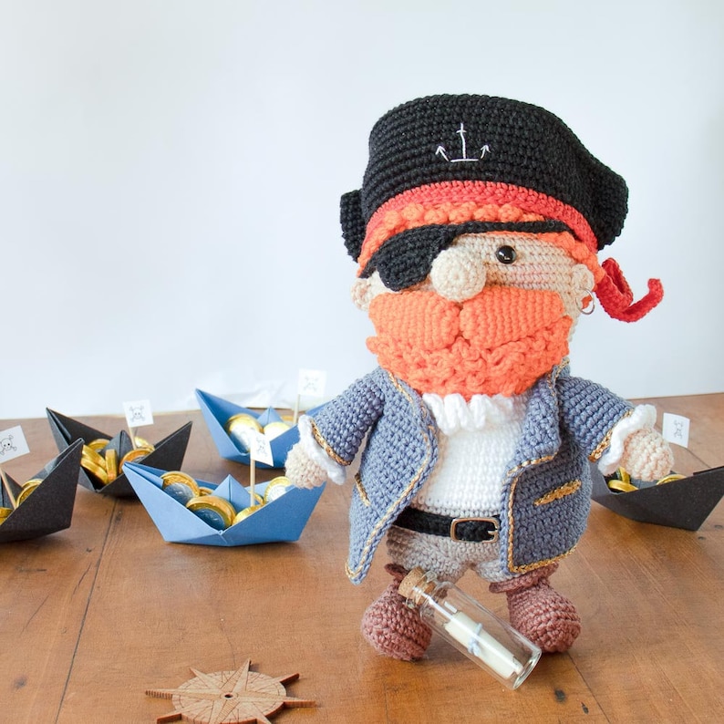 Crochet Pattern Pirate (english)/ Pdf Tutorial - Etsy