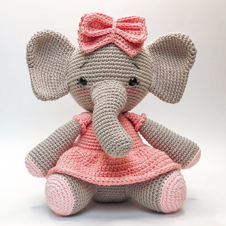 Crochet Pattern Elephant English/ Crochet Elephant PATTERN | Etsy