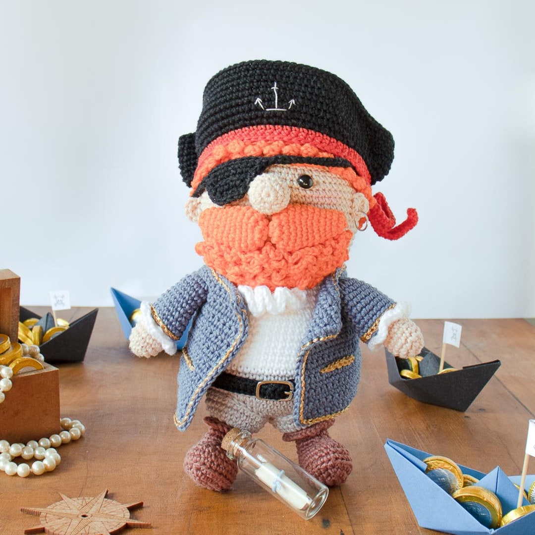 Crochet Pattern Pirate (english)/ Pdf Tutorial - Etsy