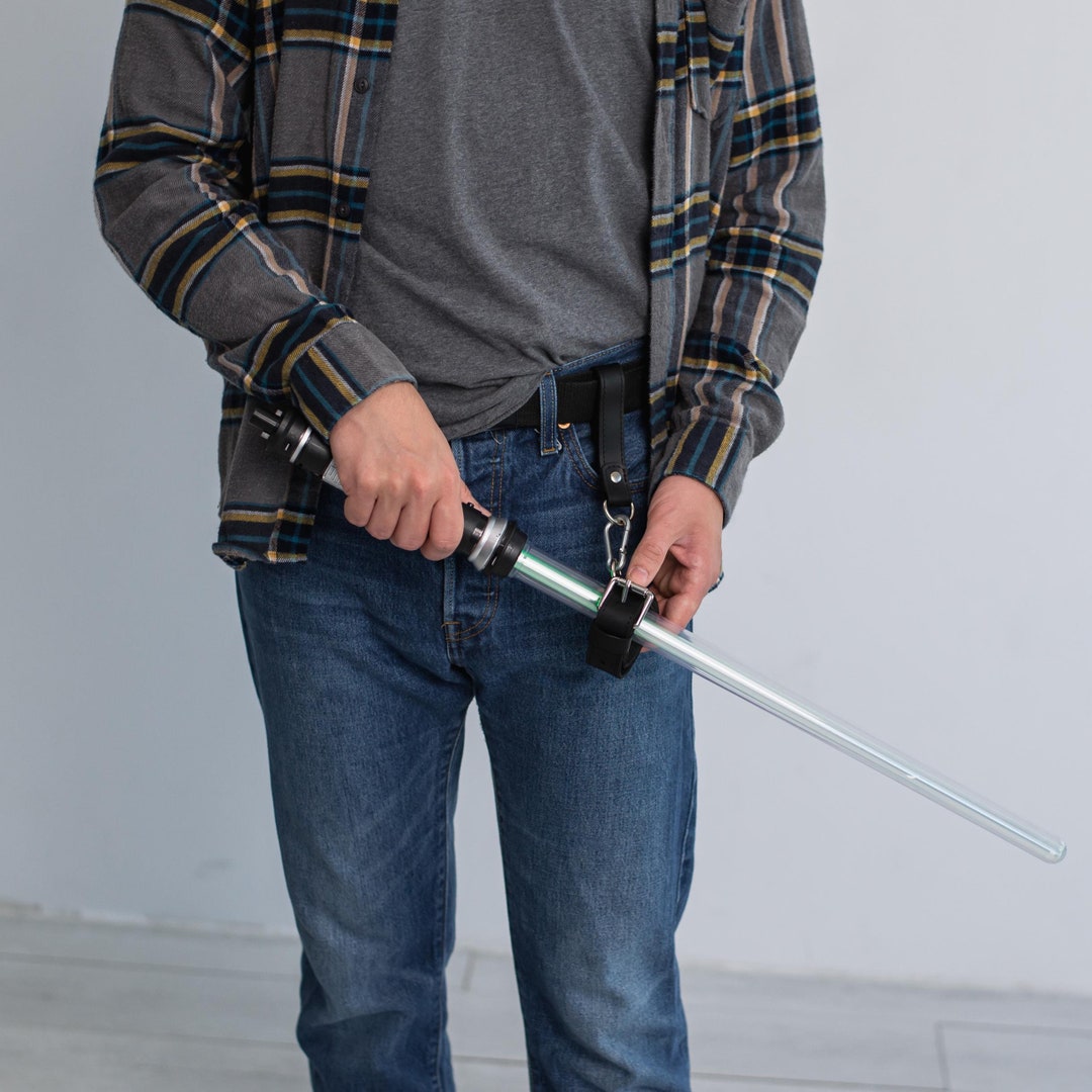 Leather Light Saber Belt Holder, Light Saber Sheath, Light Energy Sword ...