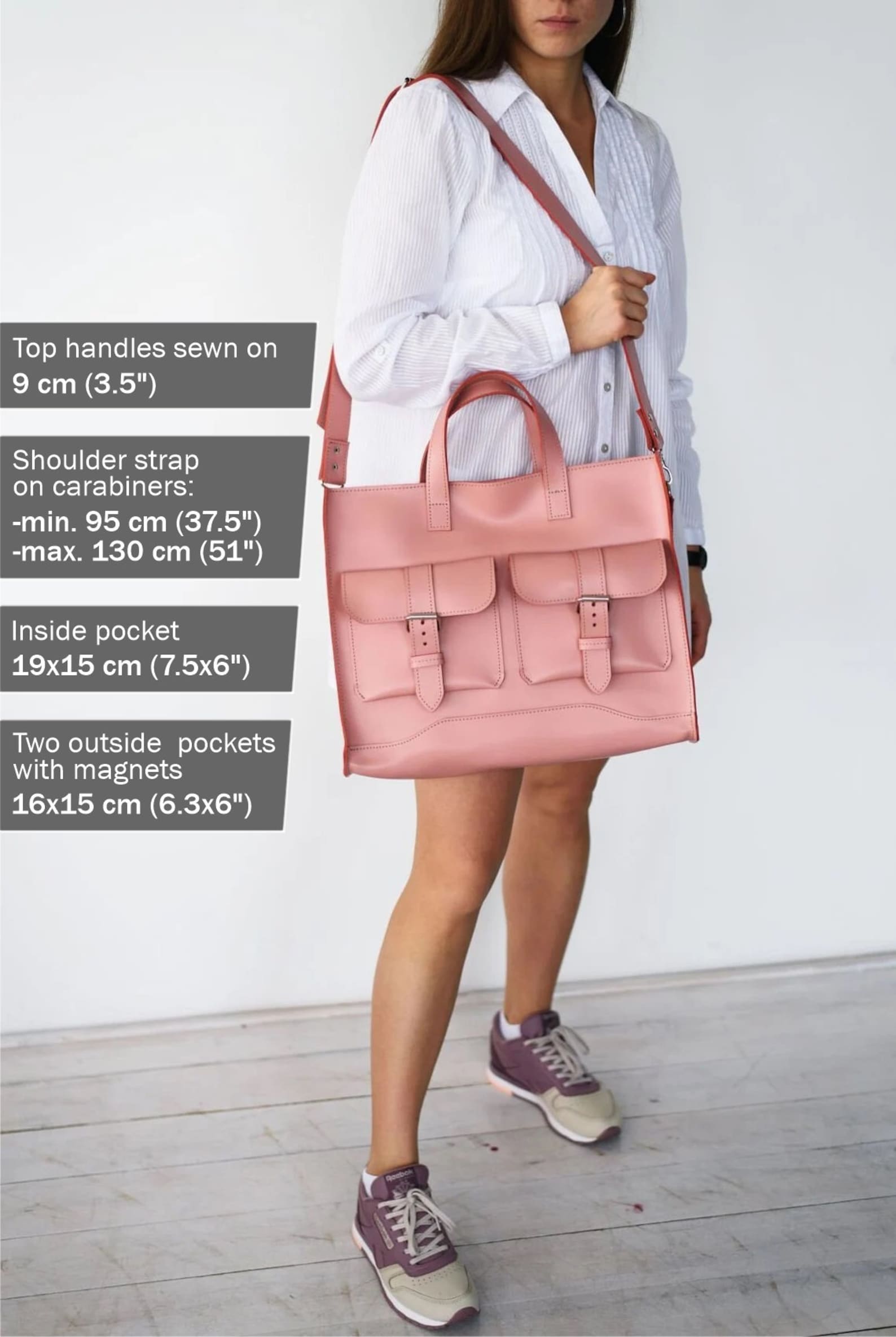 Women Laptop Bag Satchel Women Pink Leather Bag Tan - Etsy