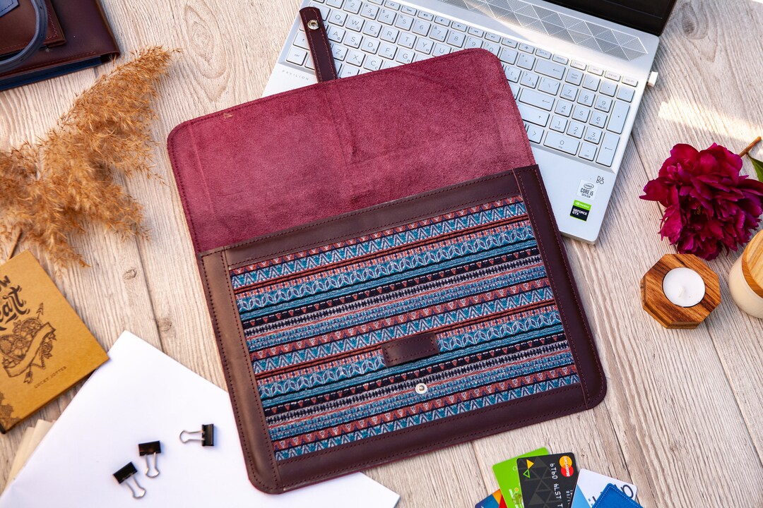 Leather Paper Folder,paper Case,a4 Document Holder,leather Portfolio ...