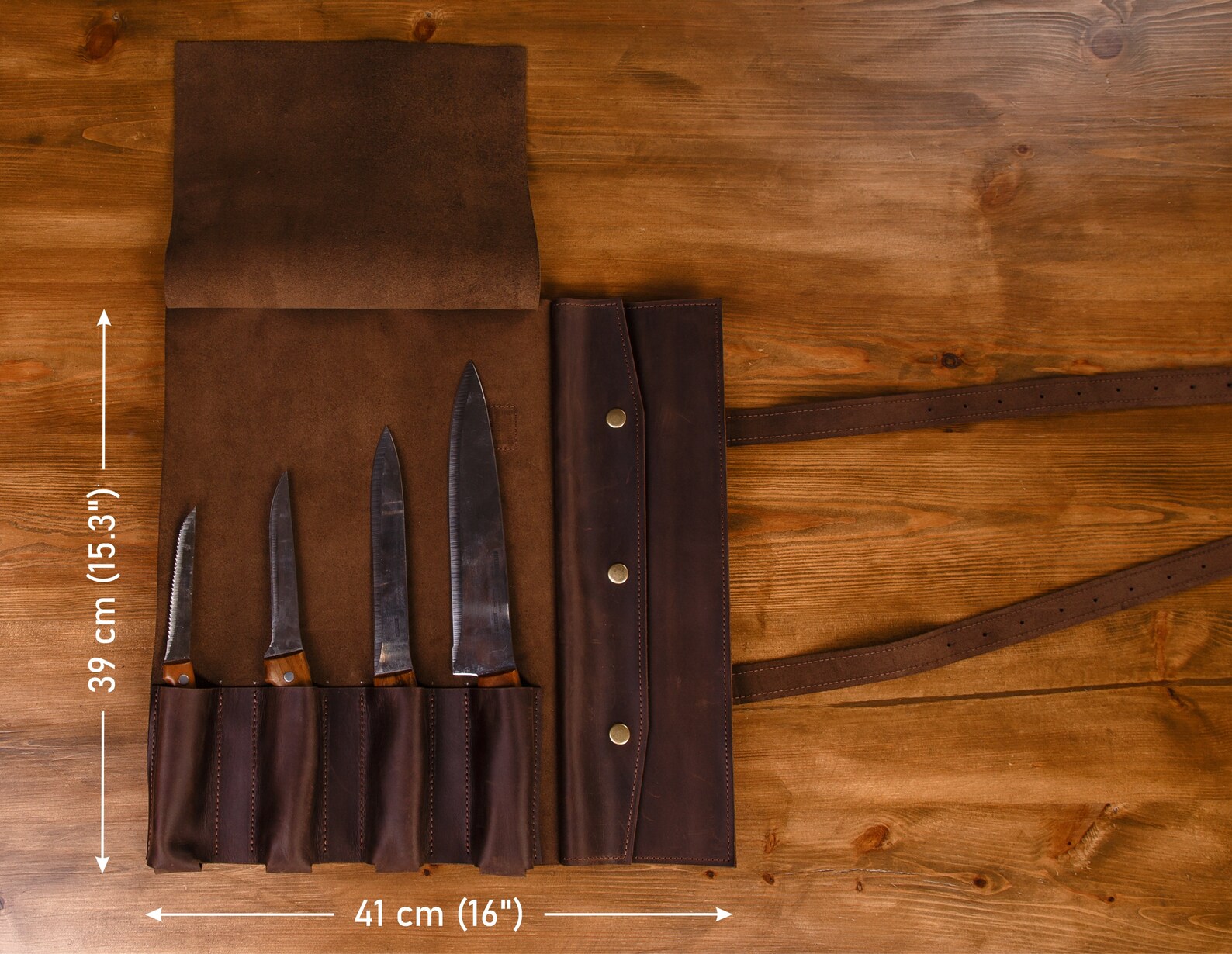 Handmade Knife Roll Leather Knife Roll Knife Bag Chef Knife - Etsy