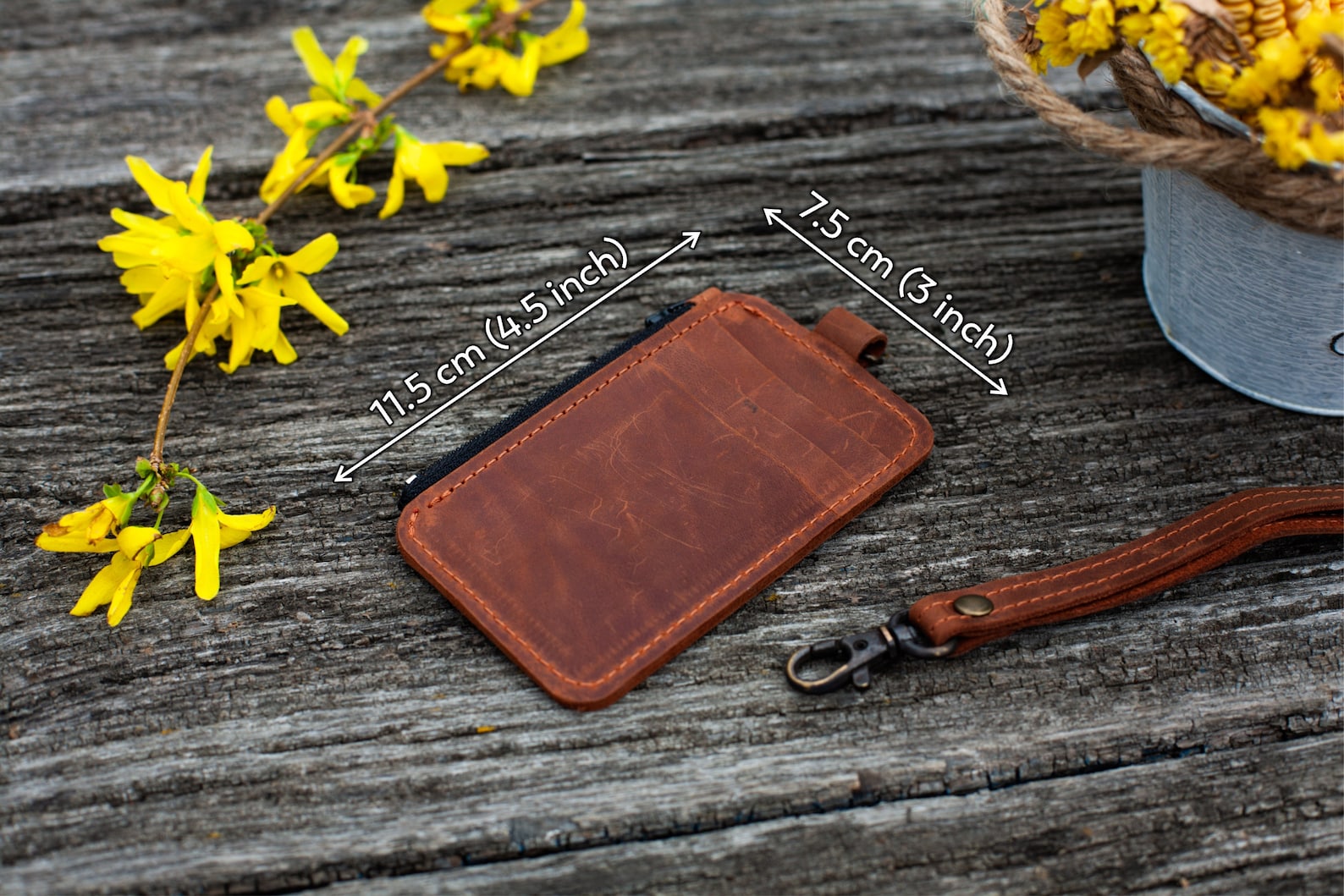Leather Id Badge Holder Lanyardleather Badge Holderid Card - Etsy