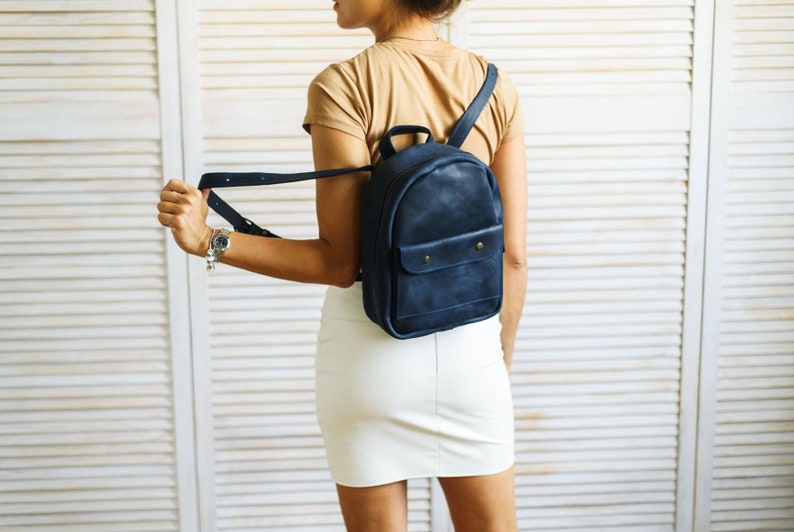 Women's Small Backpack Leather Mini Backpack Backpack - Etsy