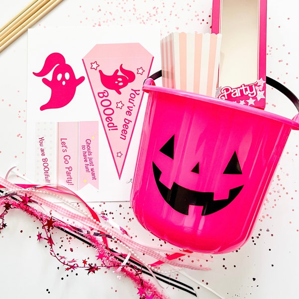 Pink Boo Bucket Flag - Etsy