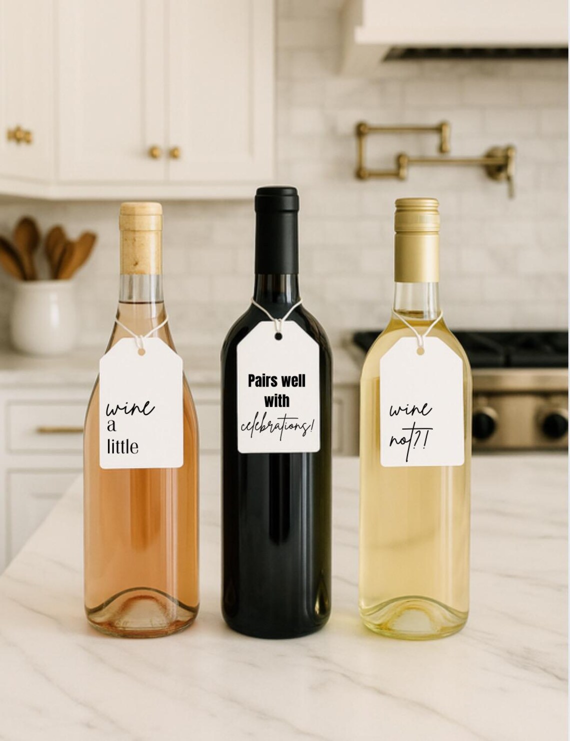 Pairs Well With | Printable Wine & Alcohol Gift Tags | Featuring Witty ...