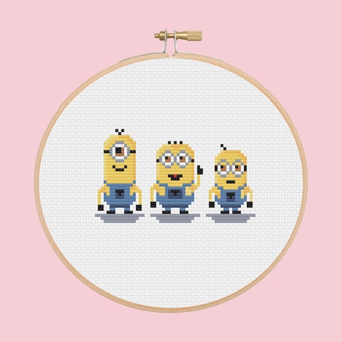 Minions Cross Stitch Pattern - Etsy