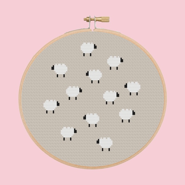 Sheep Cross Stitch - Etsy