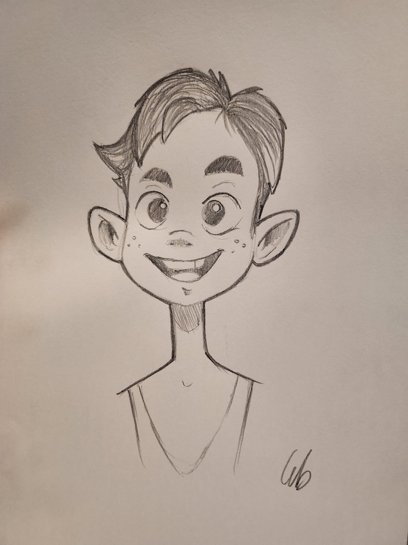 Hand Drawing Character Design - Etsy