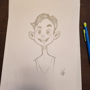 Hand Drawing Character Design - Etsy