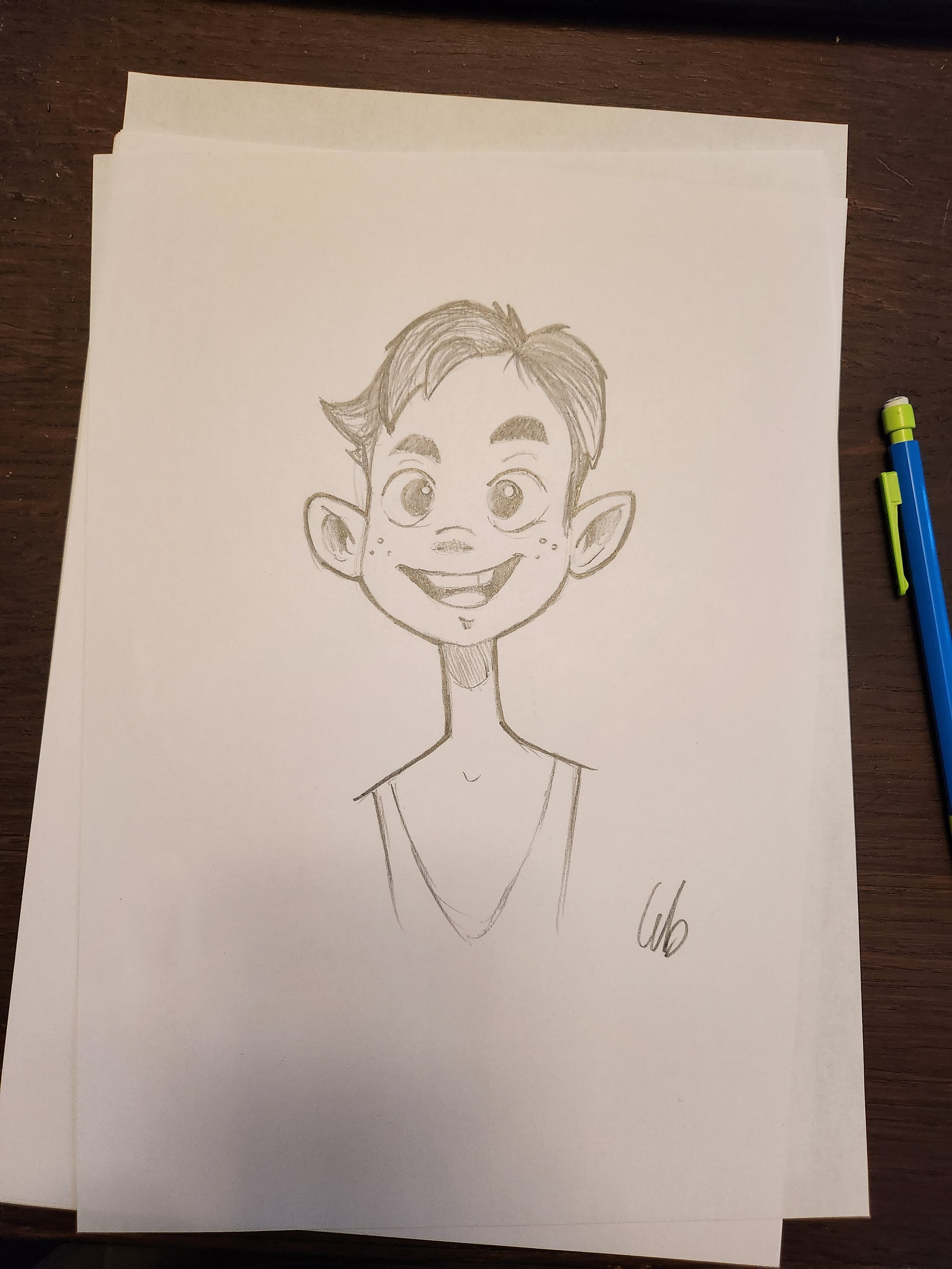 Hand Drawing Character Design - Etsy