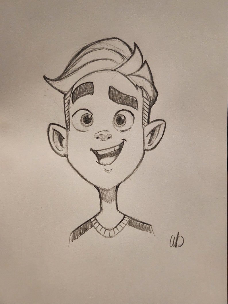 Hand Drawing Character Design - Etsy