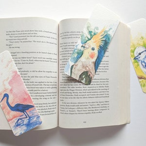 Bird Bookmarks, High Quality Prints of Original Watercolor Paintings ...