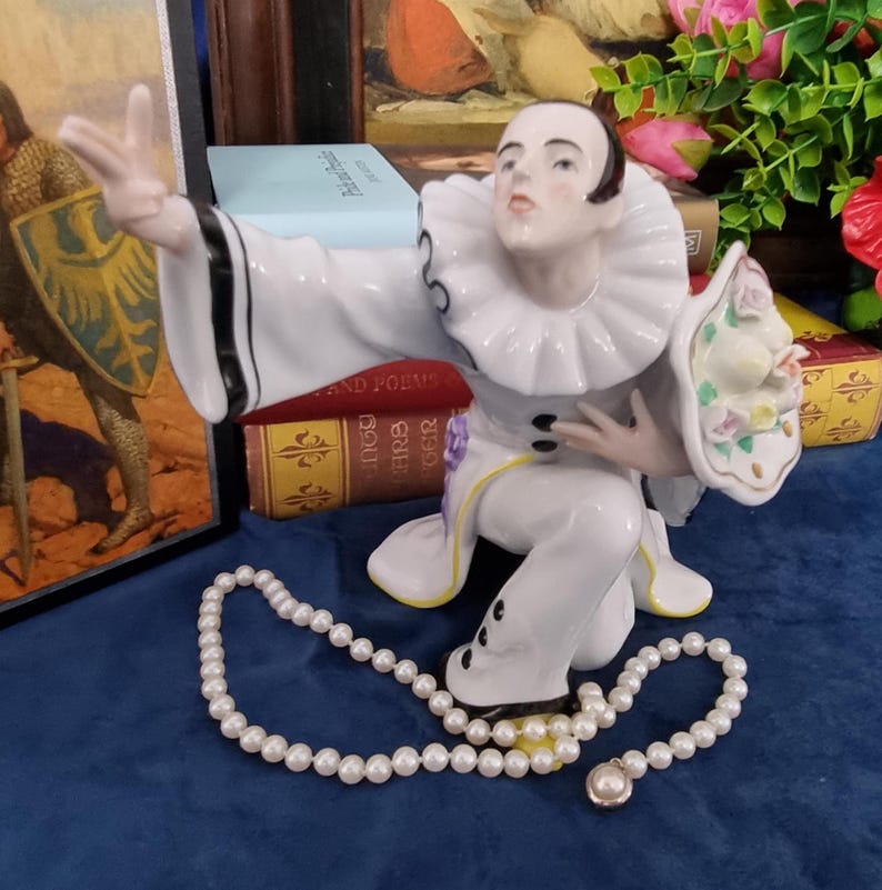 Pierrot Goebel Masquerade Series Porcelain Figurine - Etsy