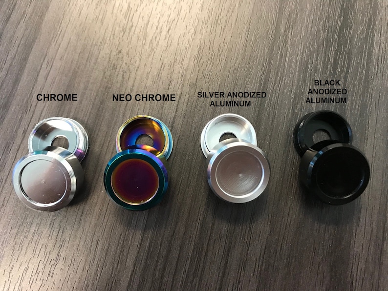 License Plate Frame Screw Cover Caps for Car Truck SUV Motorcycles With ...