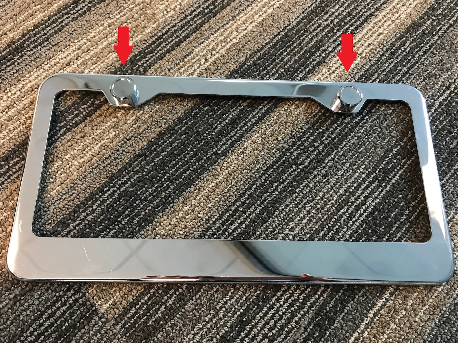 License Plate Frame Screw Cover Caps for Car Truck SUV Motorcycles With ...