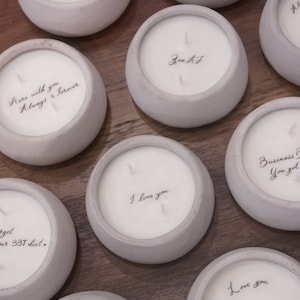 Secret Message Candles (handwritten) | Handmade Soy Candles | Love ...