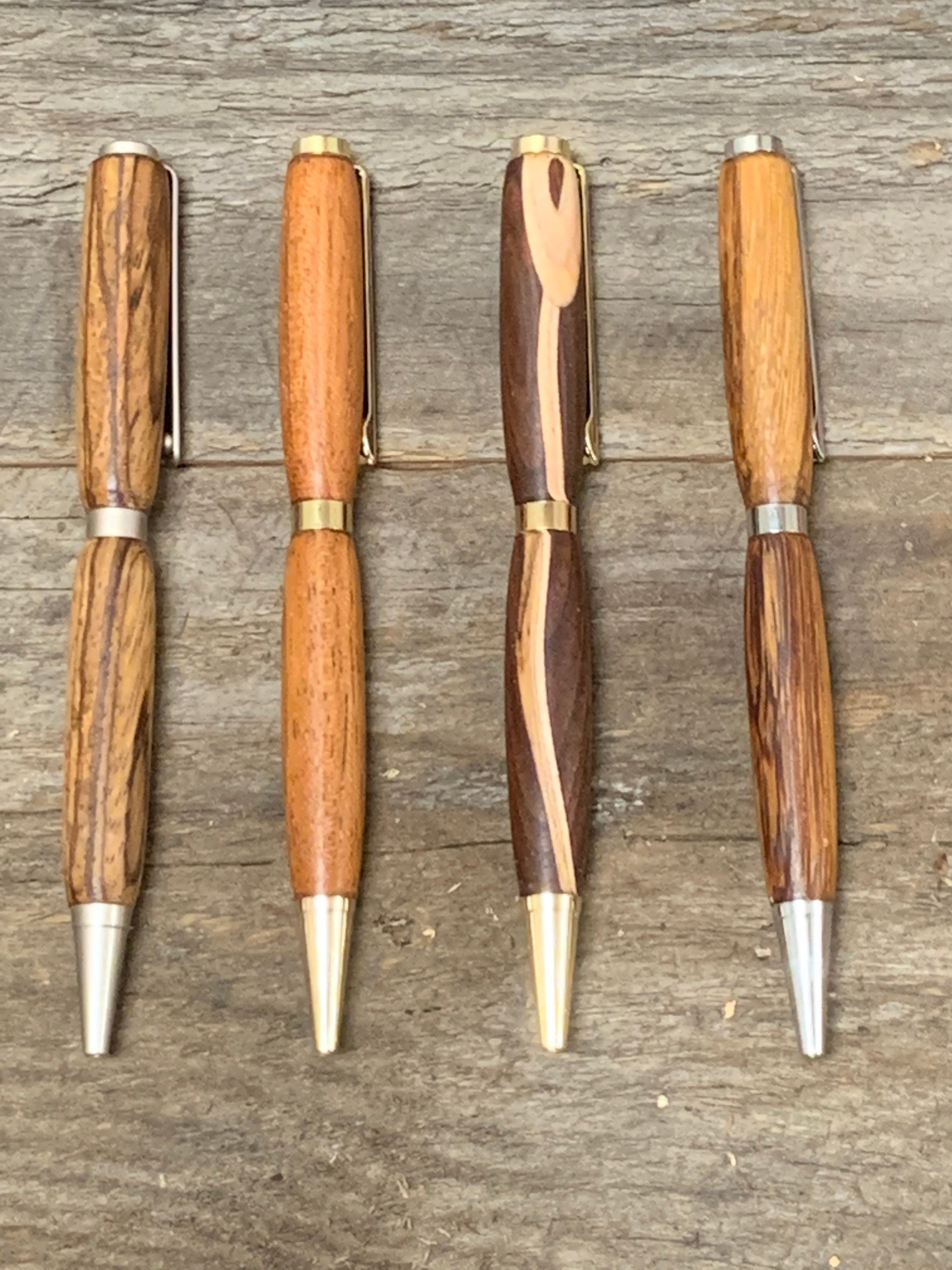 Hand Turned Hardwood Pens - Etsy