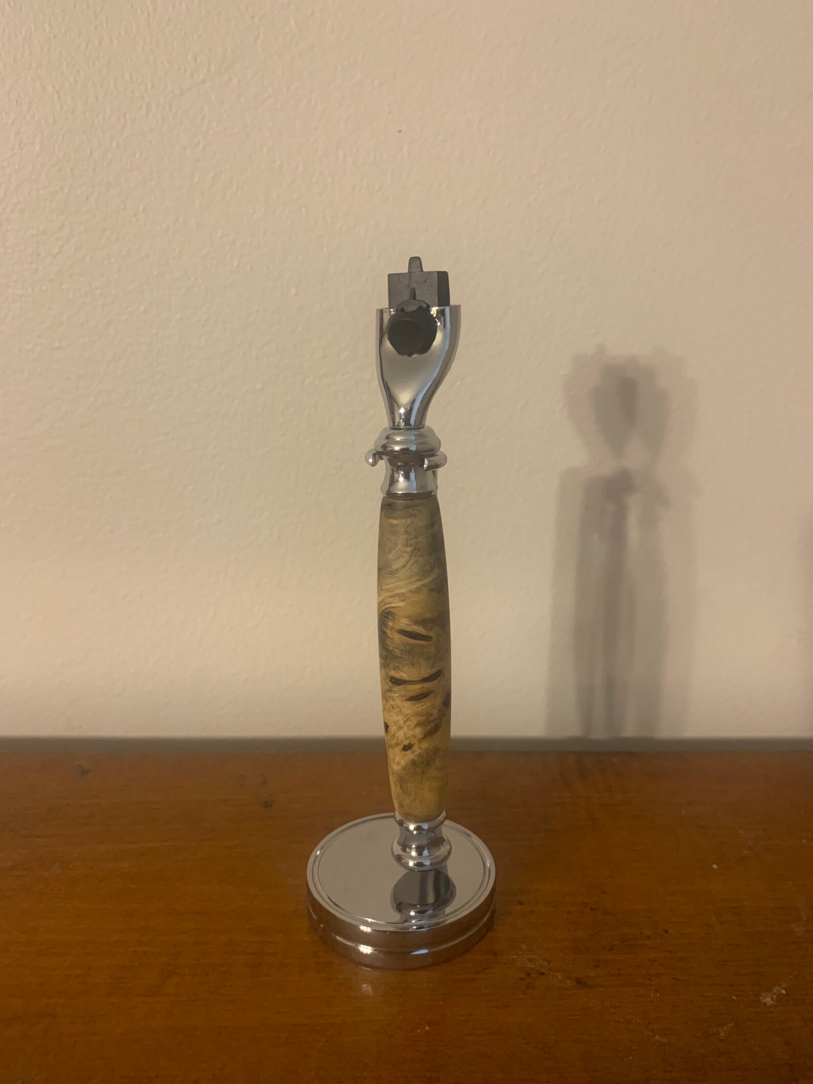 Handmade Wooden Razor With Stand - Etsy