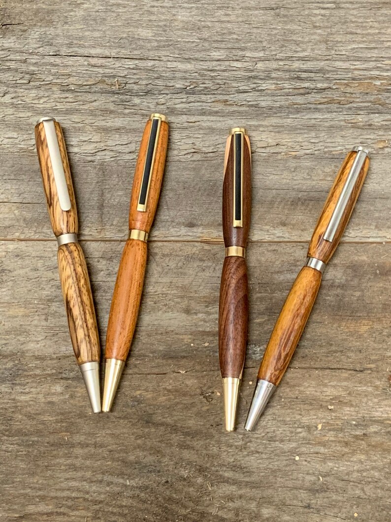 Hand Turned Hardwood Pens - Etsy