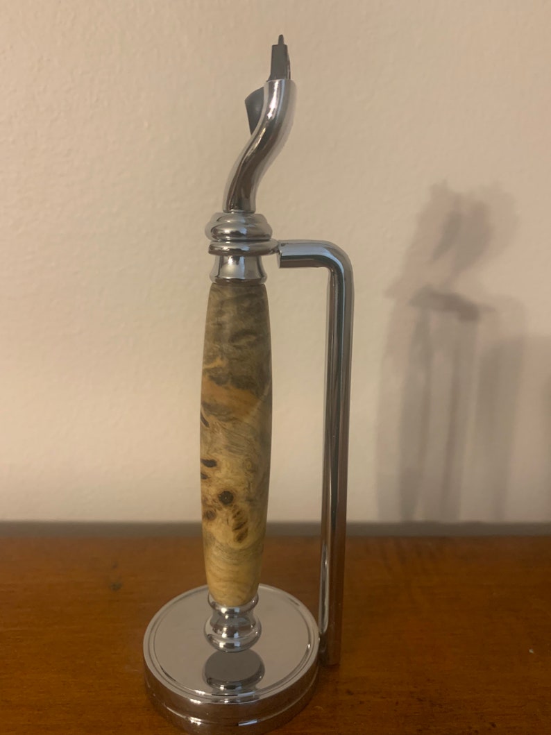 Handmade Wooden Razor With Stand - Etsy
