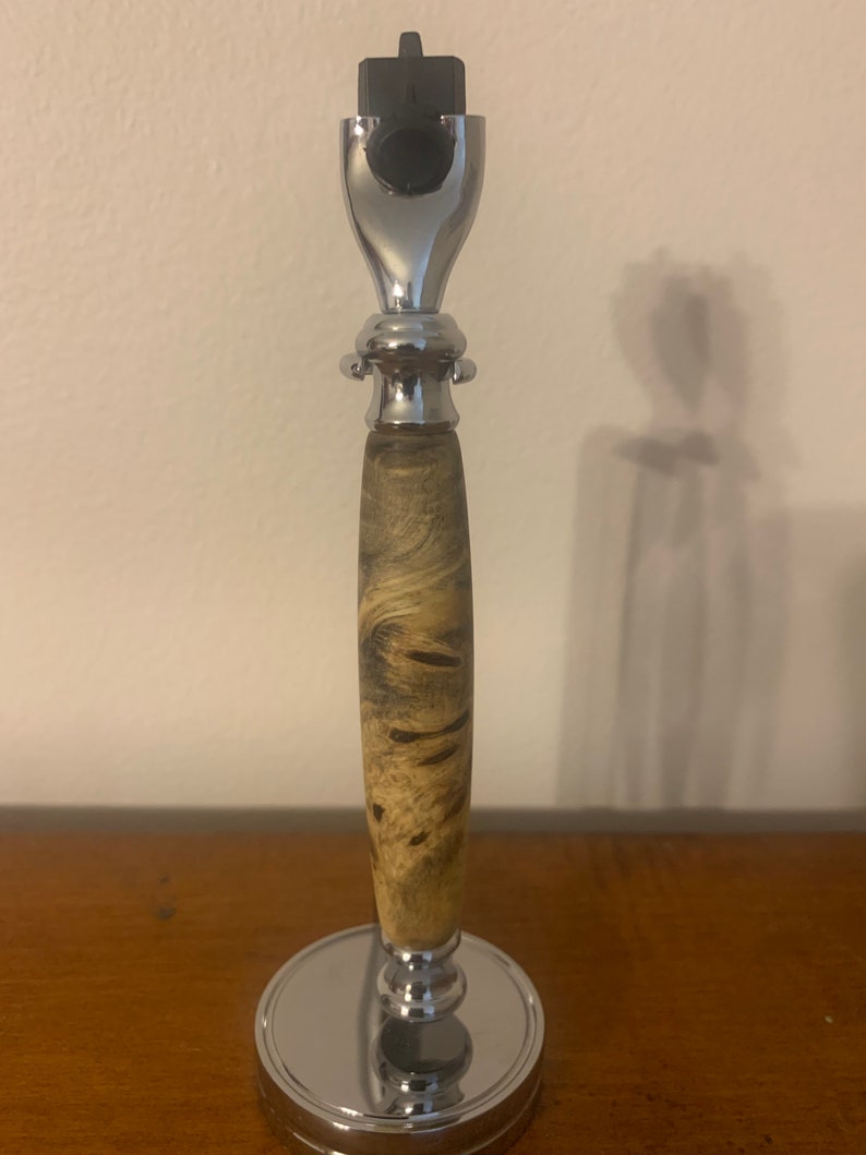 Handmade Wooden Razor With Stand - Etsy