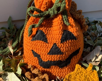 PATTERN Jack-o-lantern Crochet Bag - Etsy