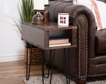 Rustic Side Table - Etsy