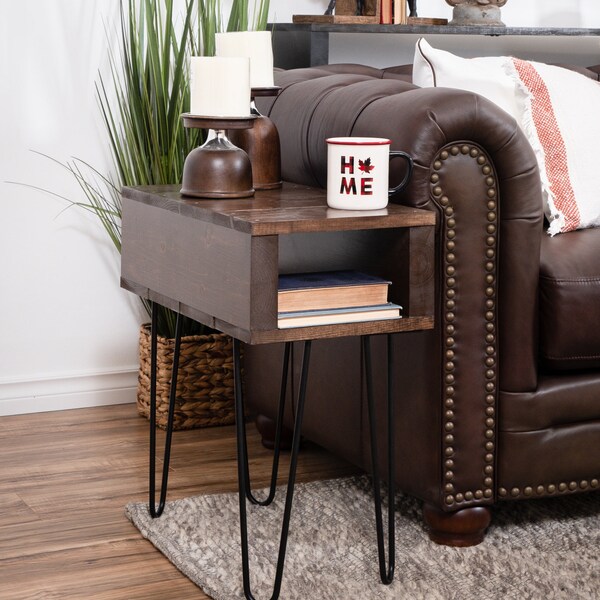 Rustic Side Table - Etsy