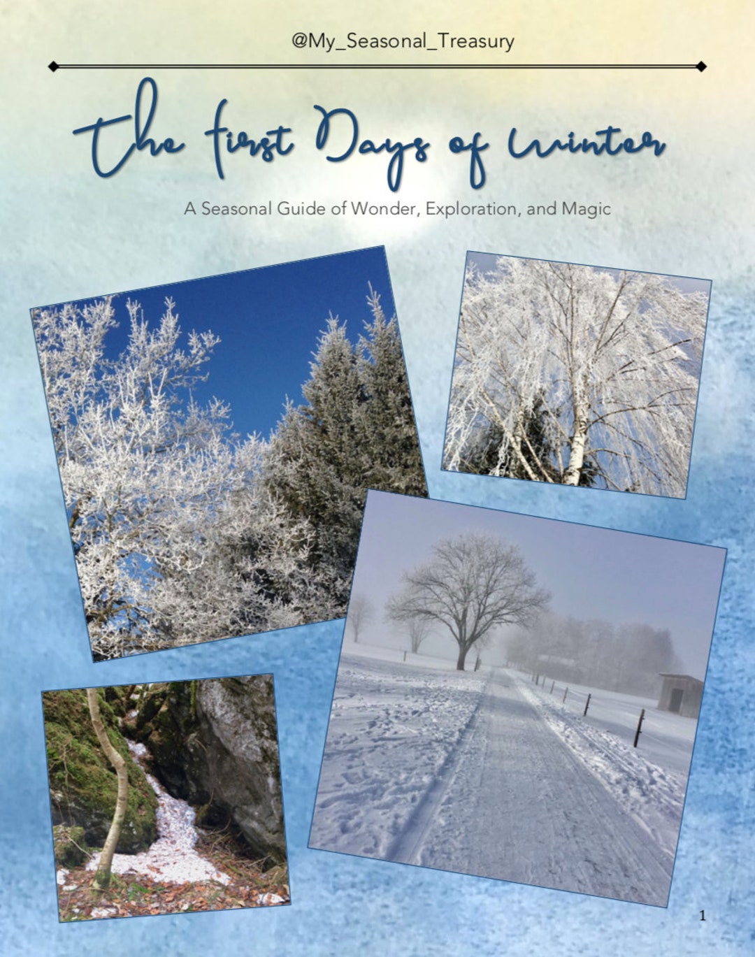 Early Winter Bundle: Readings, Crafts, Outdoor Activities - Etsy