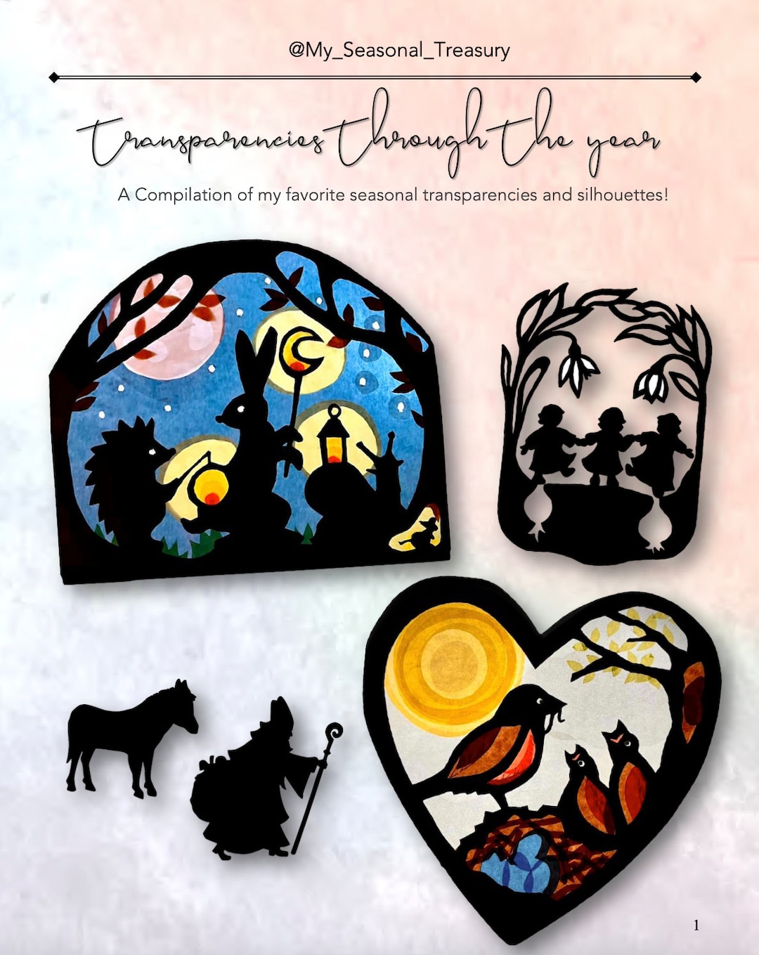 Transparencies Through the Year E-book & Printer Friendly Version - Etsy